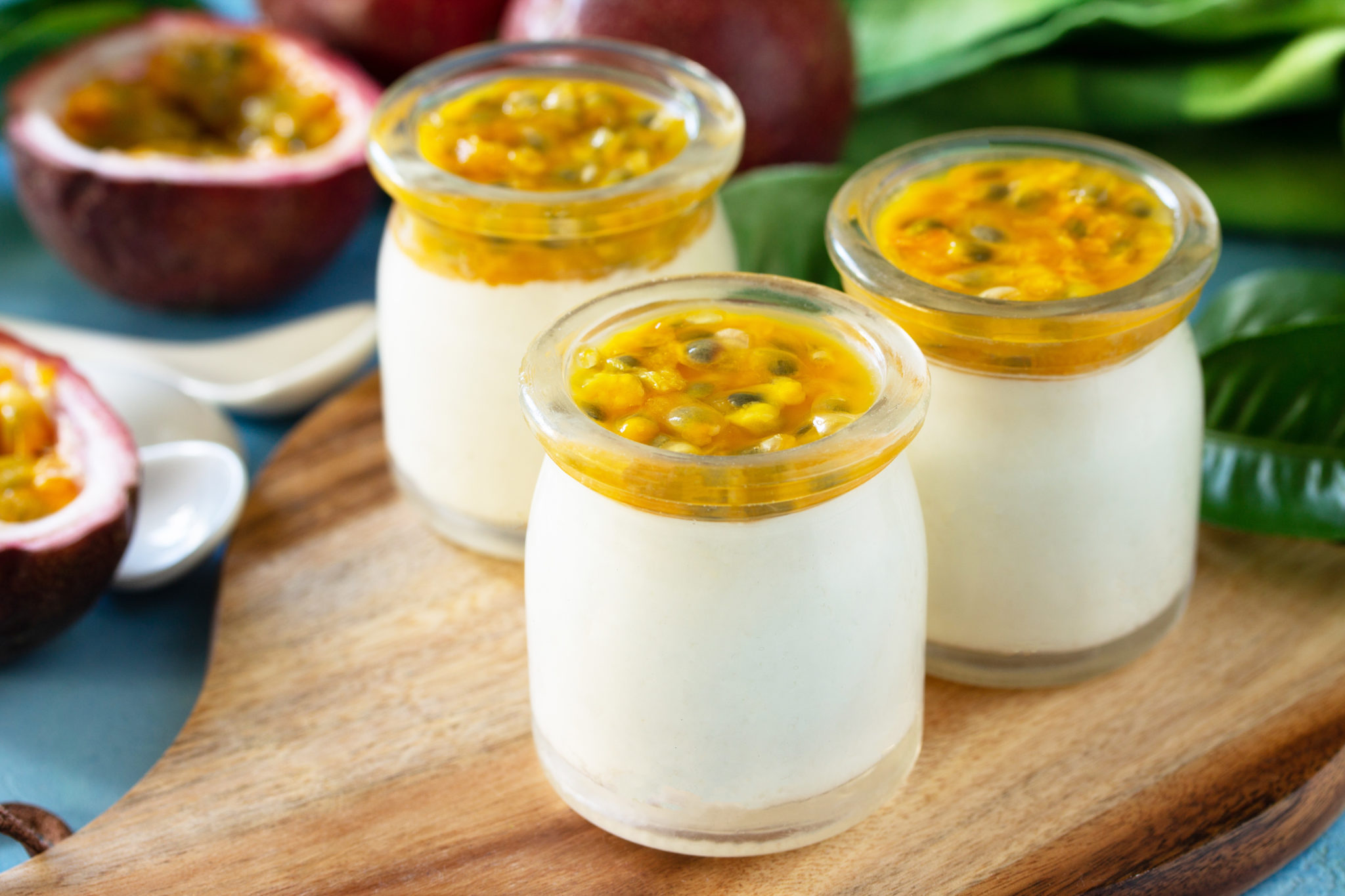 Panna cotta aux fruits de la passion de La Réunion - COLIPAYS - Le blog